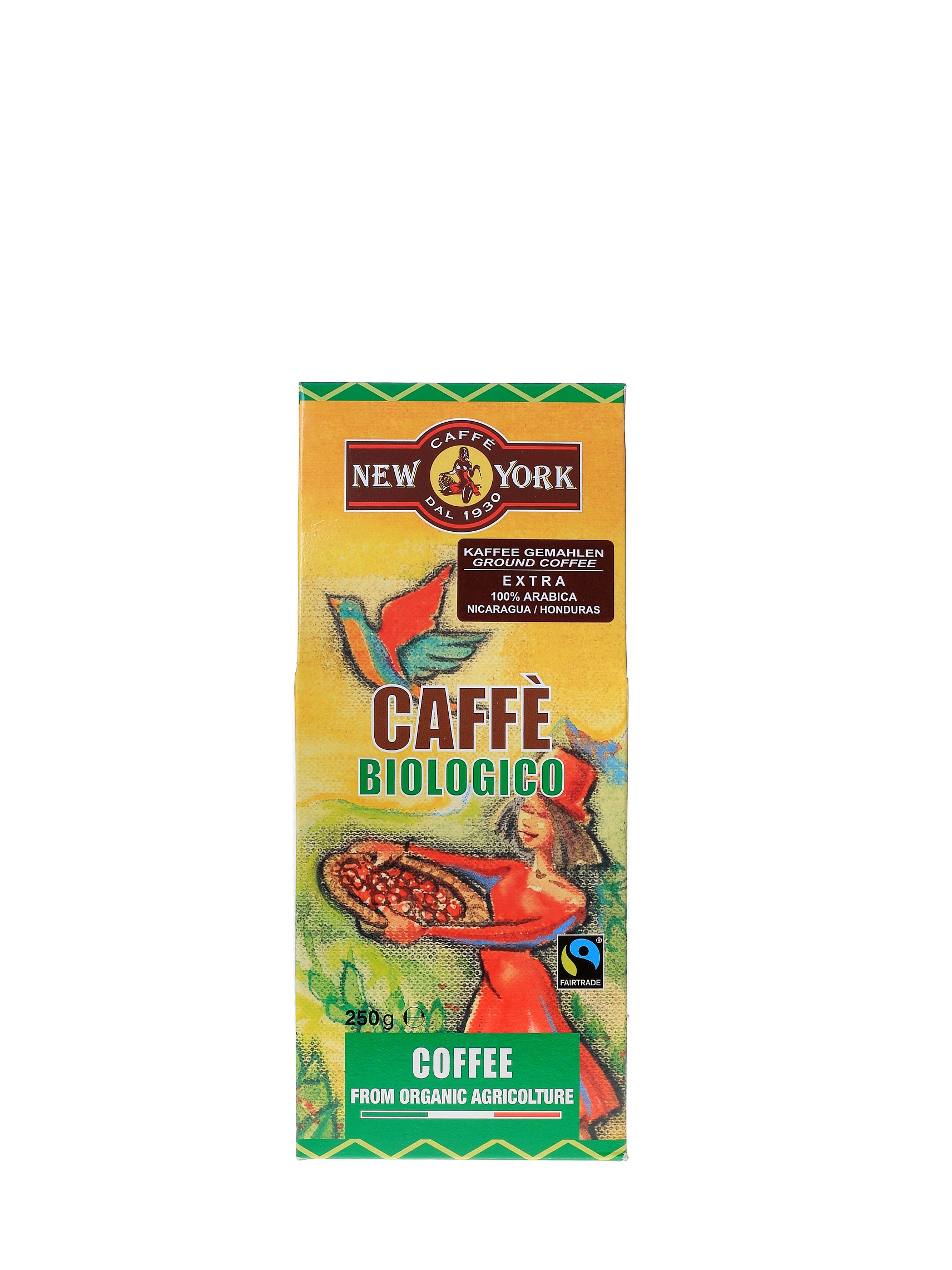 CAFFE’ BIOLOGICO – EXTRA – MACINATO MOKA – 250GR – Caffè New York